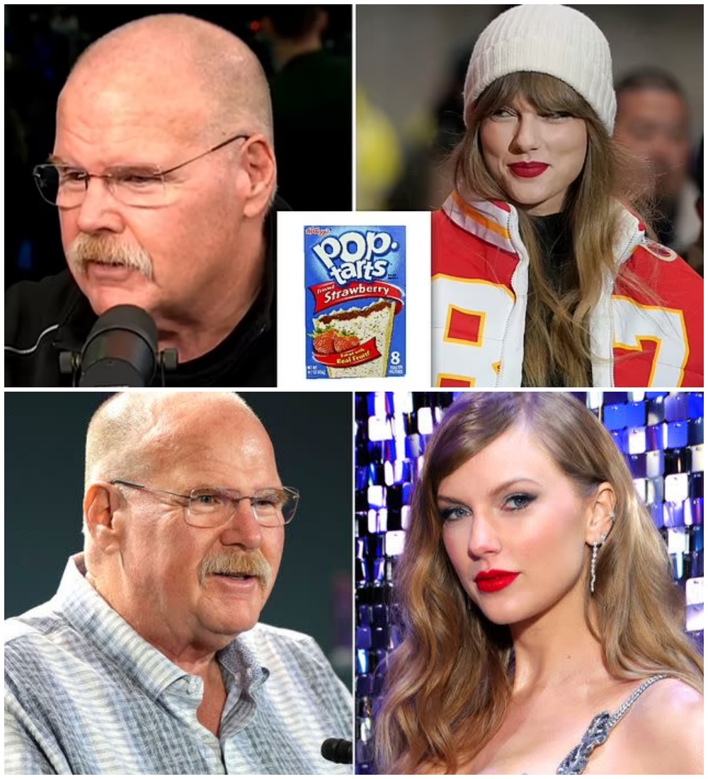 Andy Reid reveals Taylor Swift baked POP-TARTS for the Kansas City Chiefs' offensive linemen ...
