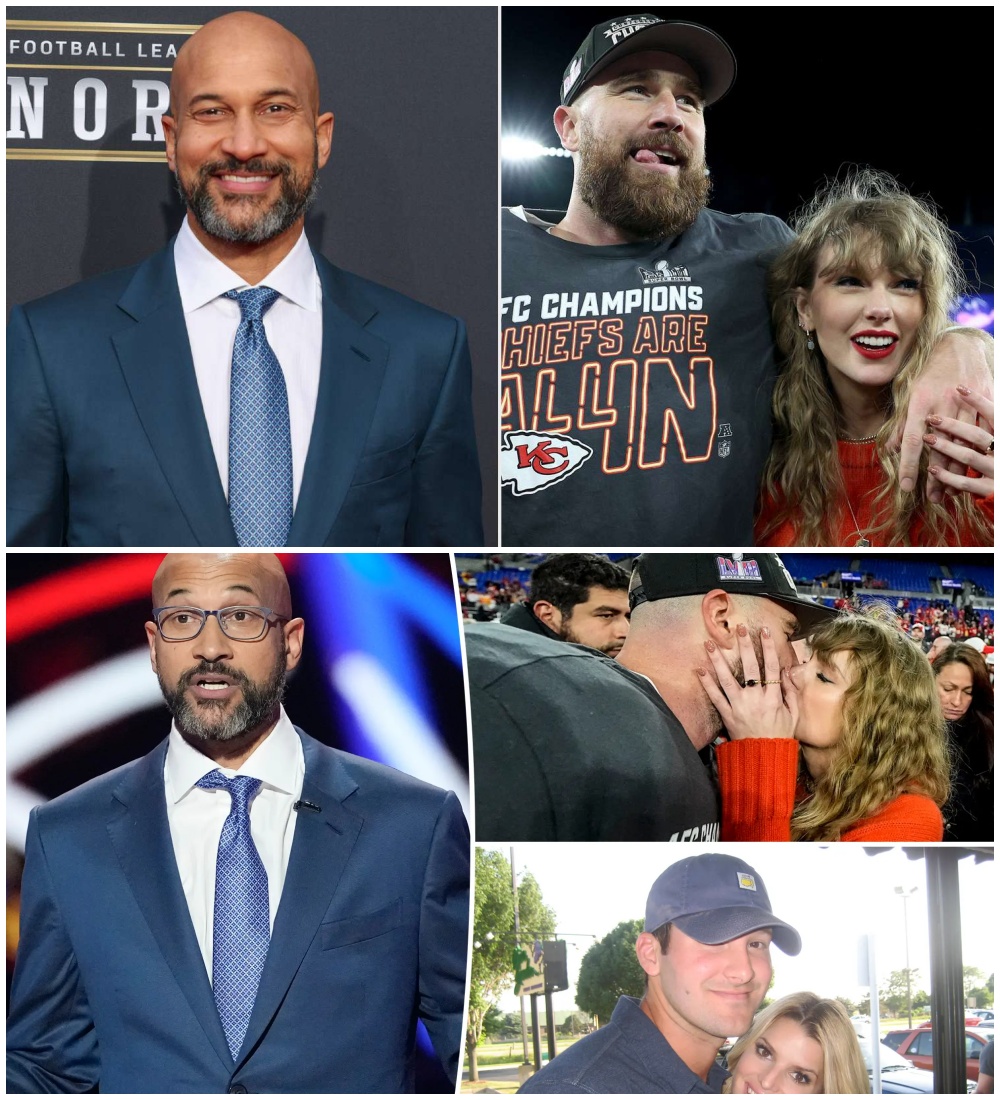 Keegan-Michael Key Compares Travis Kelce and Taylor Swift to Tony Romo ...
