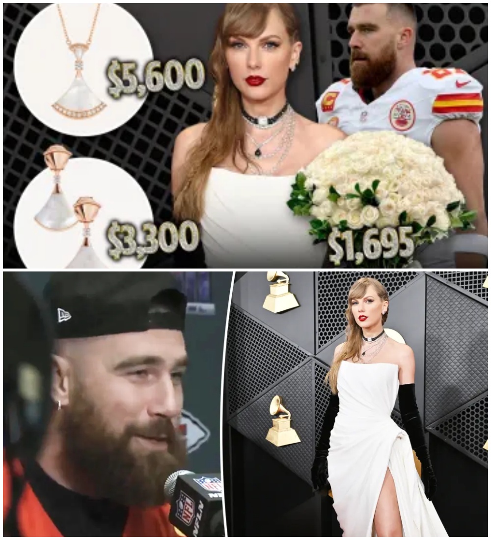 PLENTY OF STYLE Travis Kelce ‘sends Taylor Swift $8k gifts that define her’ after Grammys ...