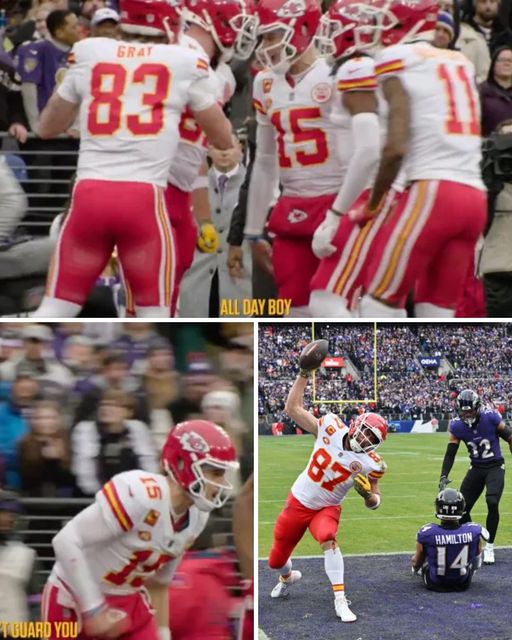 Patrick Mahomes’ incredible NSFW interaction with Travis Kelce during Chiefs-Ravens revealed in ...