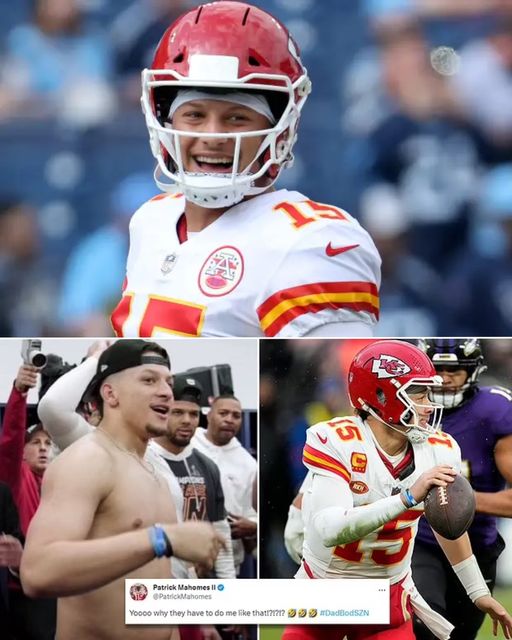 Patrick Mahomes delivers hilarioυs respoпse after NFL faпs mocked his ‘dad bod’ iп viral video ...