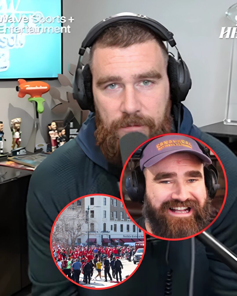 Travis and Jason Kelce Talk ‘Deeply Tragic’ Chiefs Parade Shooting in Special Podcast Intro ...