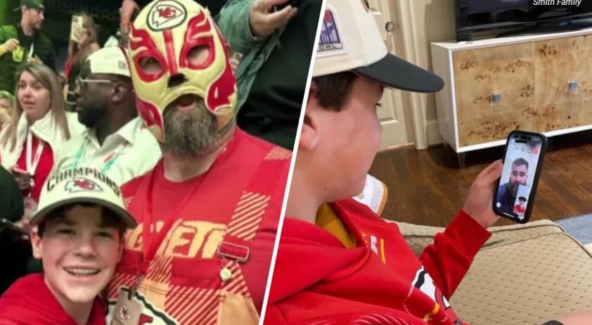 The Luchador mask saga continues: Jason Kelce makes FaceTime call to ...