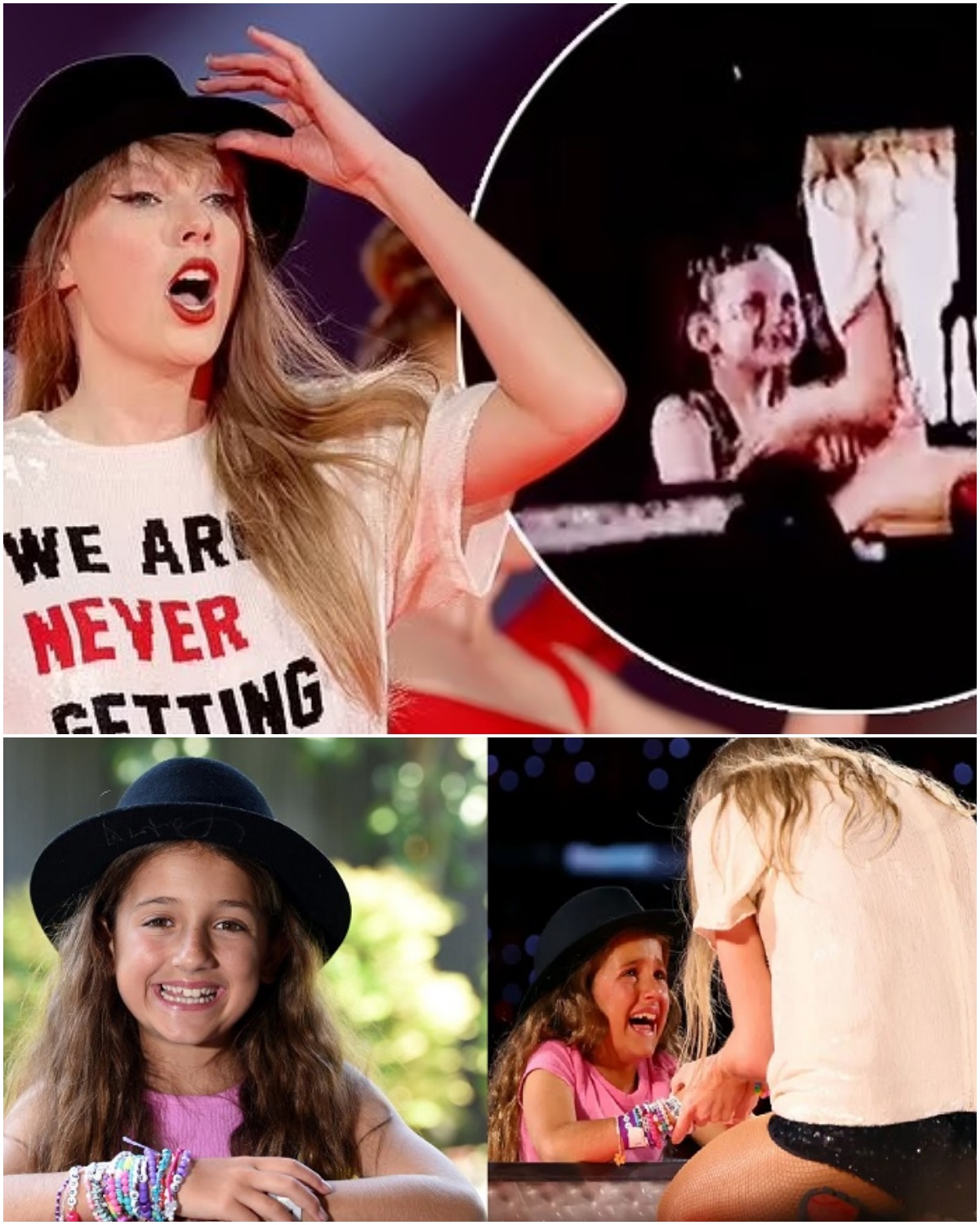 Heartwarming moment a five-year-old little girl who won a public ...