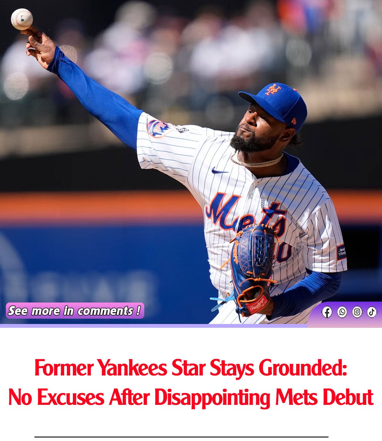 Former Yankees Star Stays Grounded: No Excuses After Disappointing Mets ...