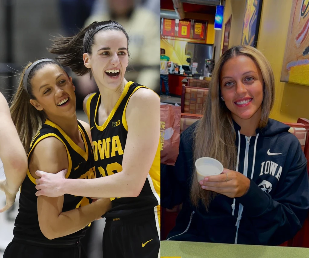 This is the sweet side of Caitlin Clark. #22 sends love to Gabbie ...