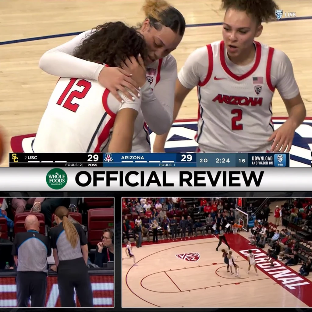 Martinez WHACKED In The MOUTH, Refs Review. #7 USC Trojans vs Arizona ...