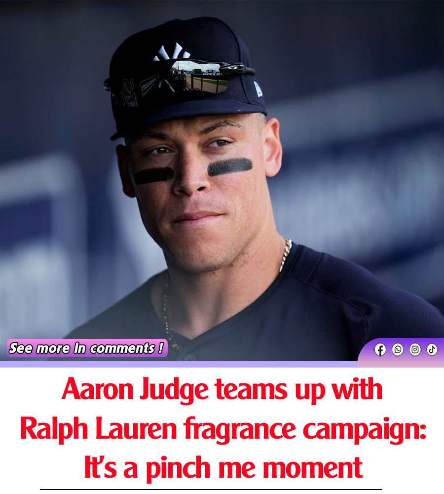Aaron Judge teams up with Ralph Lauren fragrance campaign: It's a pinch ...