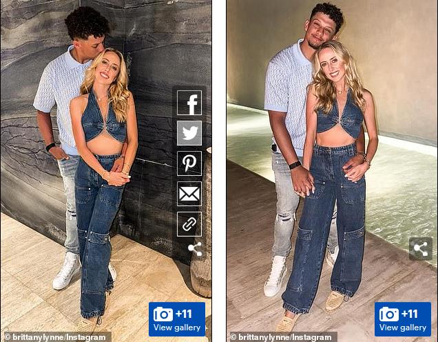 The couple looked as loved up as ever when locking lips in a romantic ...