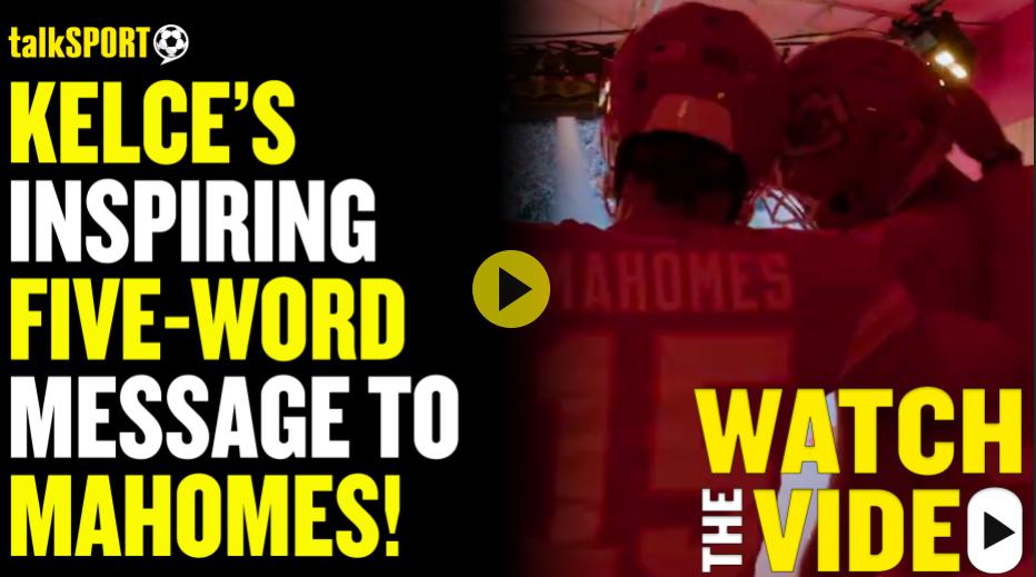 Unseen footage shows Travis Kelce’s inspiring five-word message to ...