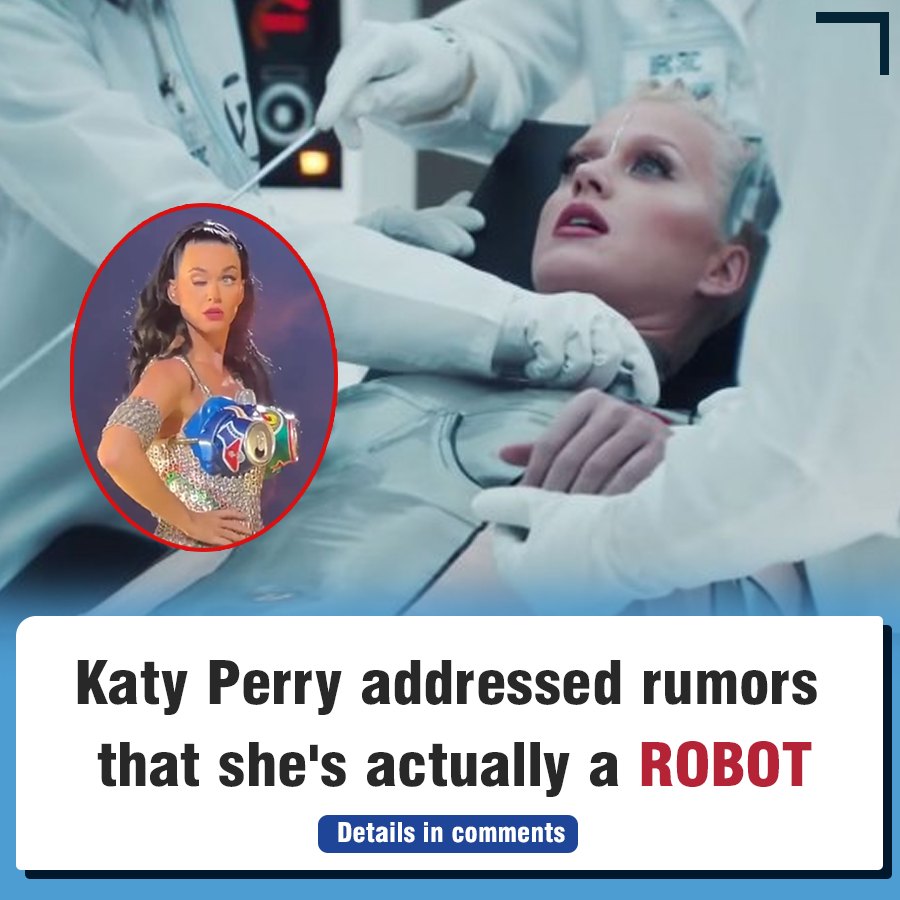 Katy Perry is a robot as her eye kept twitching during a performance ...
