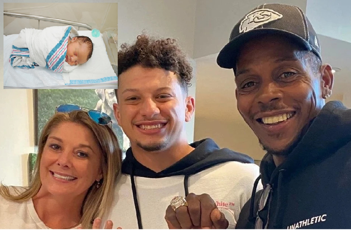 Patrick mahomes Mom delight ex-husband Pat and new wife Trisha with ...