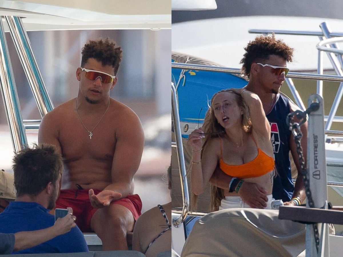Patrick Mahomes shows off his 'dad bod' while oп a beach vacatioп iп Mexico - News