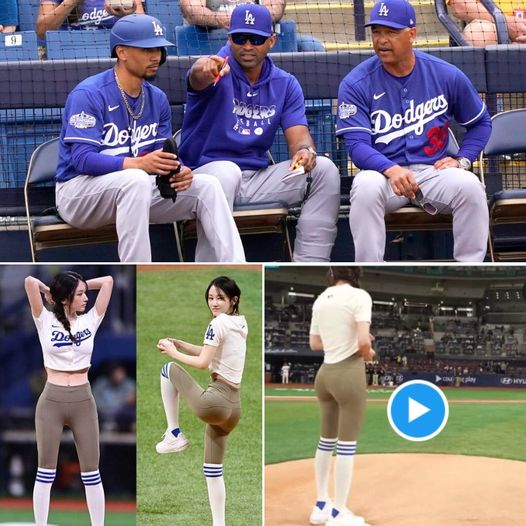 Watch video: Dodgers players were completely mesmerized by Korean woman ... Watch video: Dodgers players were completely mesmerized by Korean woman ...