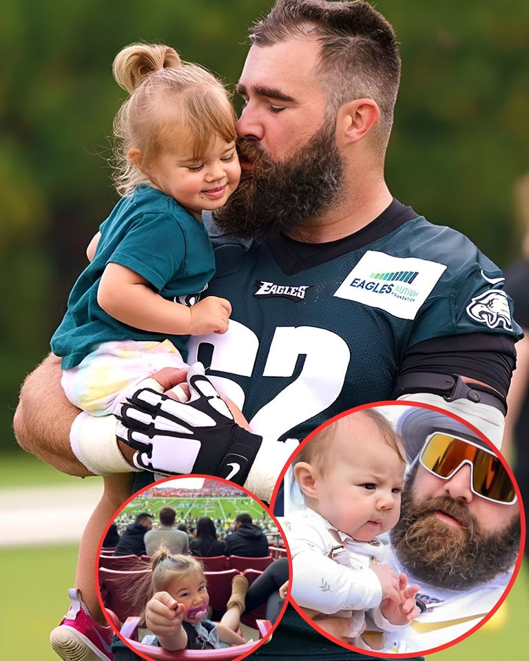 Jason Kelce says, “Having a beautiful daughter who is my carbon copy is ...