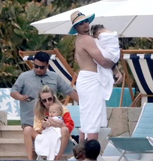 Patrick Mahomes shows off his 'dad-bod' in Mexico with wife Brittany - who recently revealed she ...