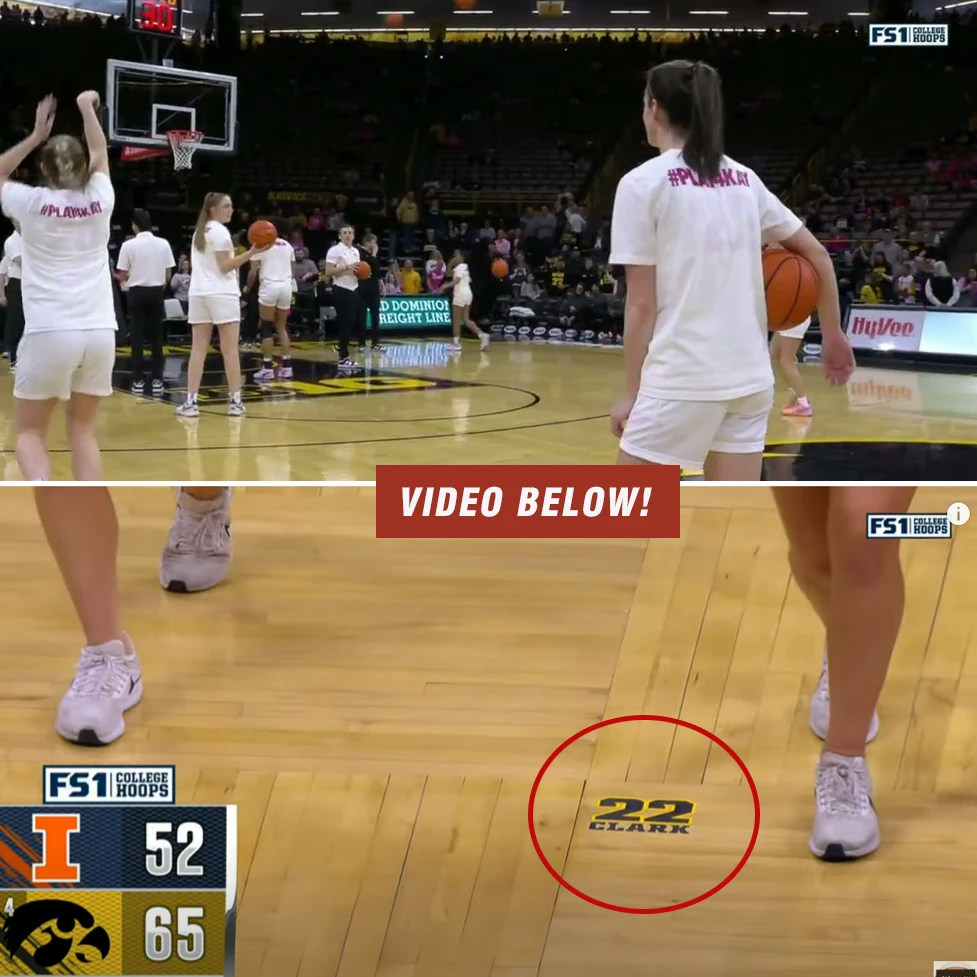 😂 Caitlin Clark's Team Attempts To Make Logo 3 Where She Broke NCAA Scoring Record | Iowa ...