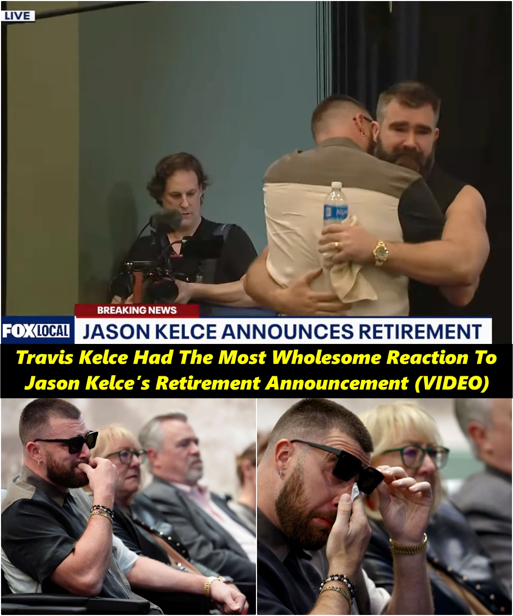 Travis Kelce Had The Most Wholesome Reaction To Jason Kelce’s Retirement Announcement (VIDEO) - News