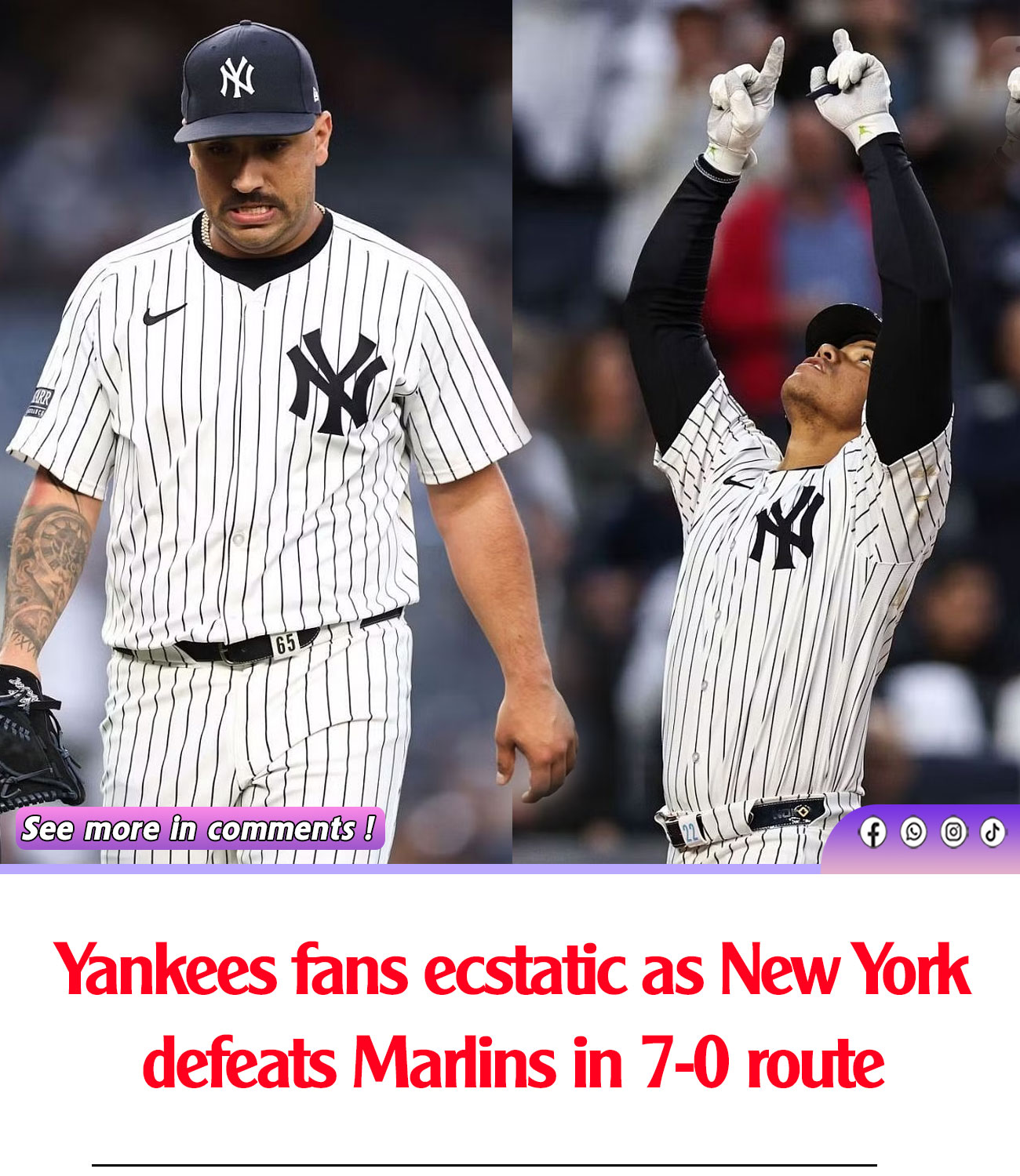 “That’s how we like em, keep stacking dubs” – Yankees fans ecstatic as ...