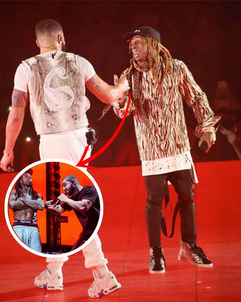 Drake spoke up to defend Lil Wayne when the audience did not respect ...