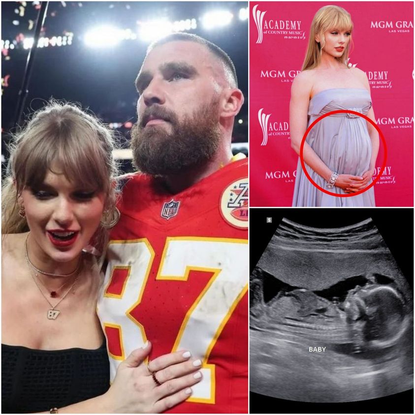 LOOK AT…A source said Taylor has confirmed she is pregnant with Travis ...