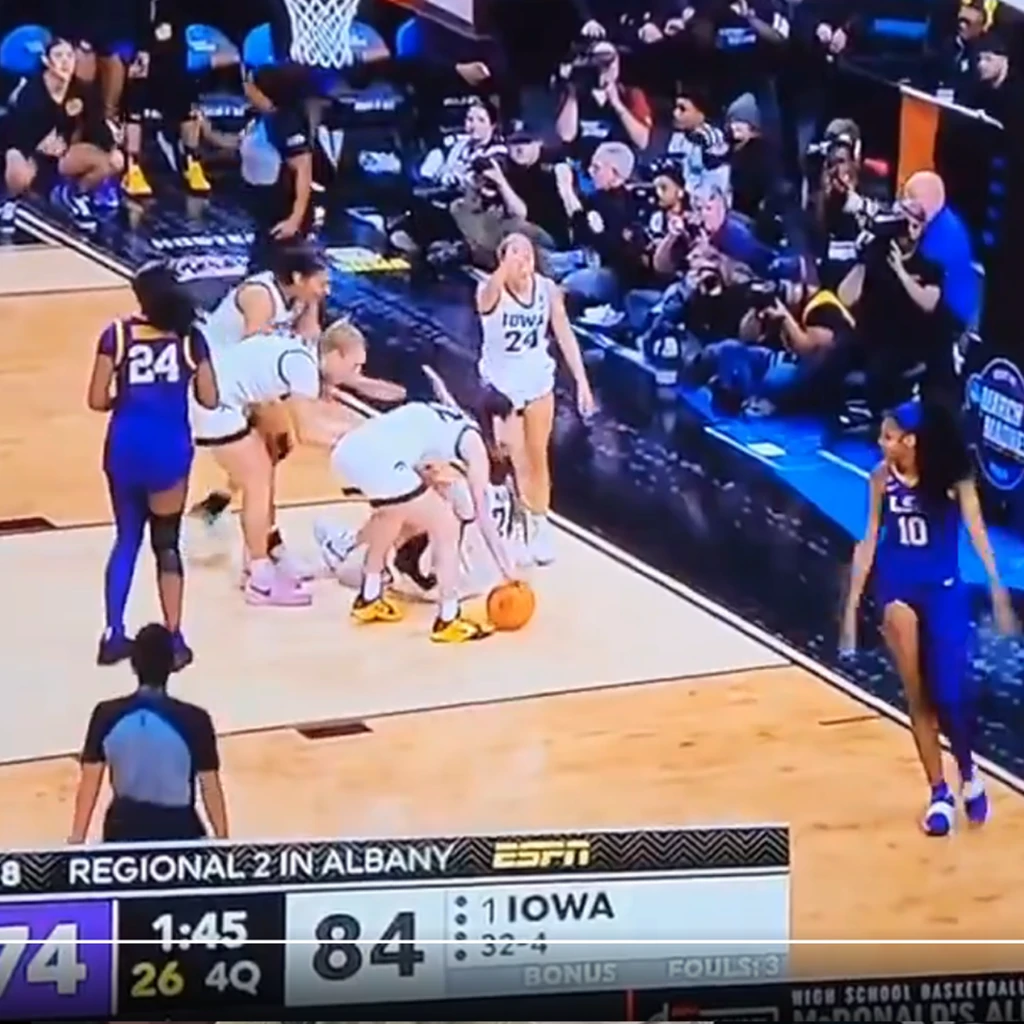 VIDEO: Iowa Star Savagely Taunted Angel Reese After She Fouled Out During LSU’s Elite Eight Loss ...