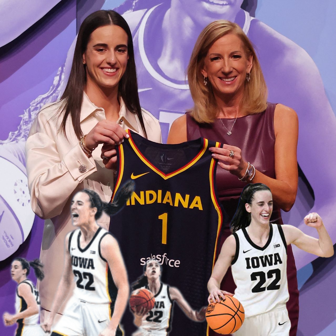 WNBA Draft: Iowa star Caitlin Clark selected No. 1 overall by Indiana ... WNBA Draft: Iowa star Caitlin Clark selected No. 1 overall by Indiana ...