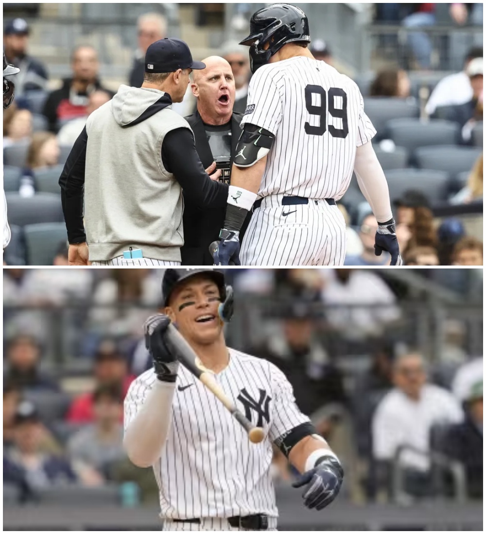 Aaron Judge's 1st career ejection features NSFW exchange with ump in ...