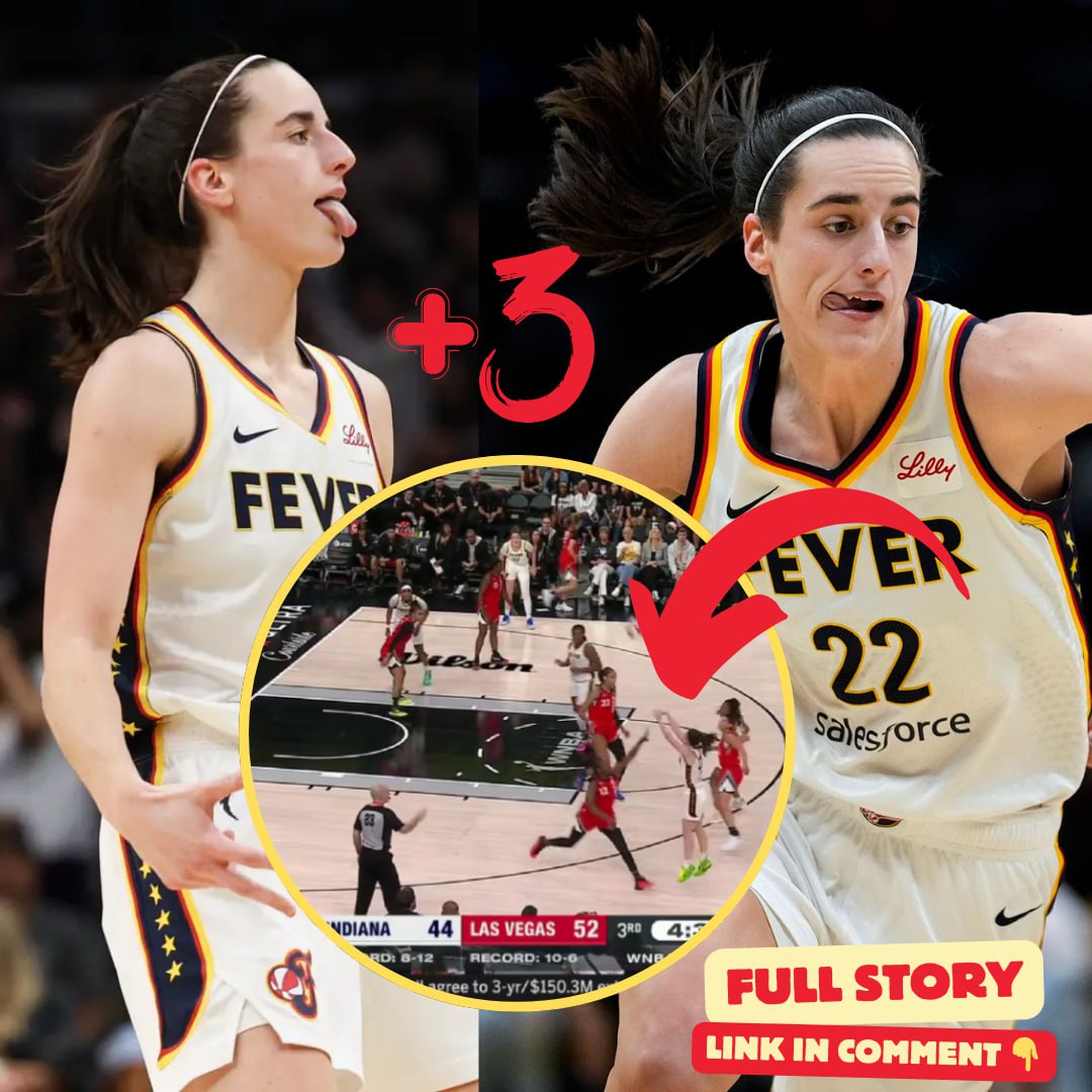 Caitlin Clark finally hit a stellar 3-pointer from deep after going ...