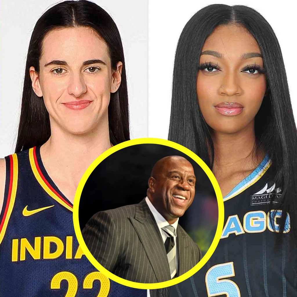 Magic Johnson admires how Caitlin Clark and Angel Reese deal with the ...