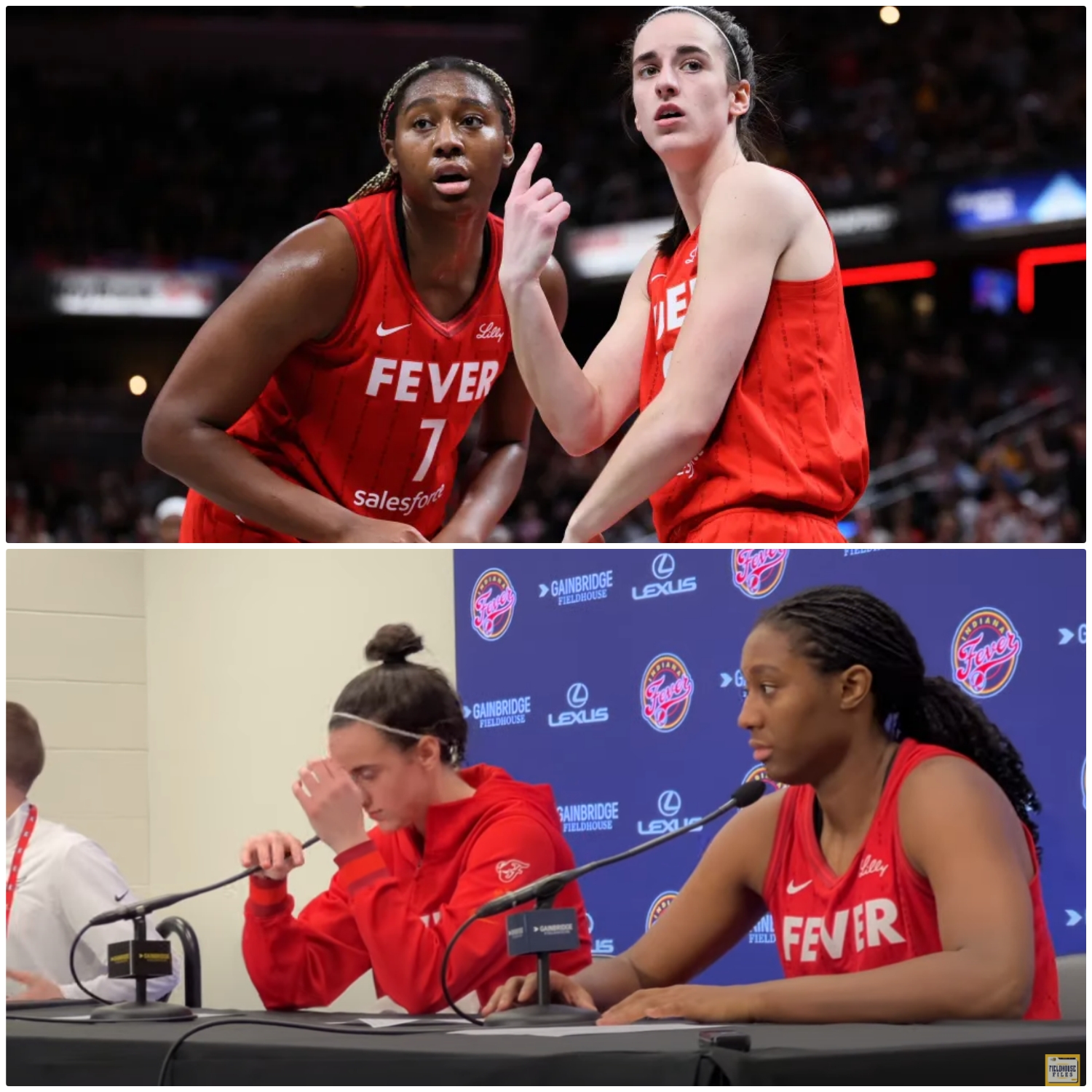 Video: Caitlin Clark, Aliyah Boston, Christie Sides postgame after Fever win over Liberty, CC ...