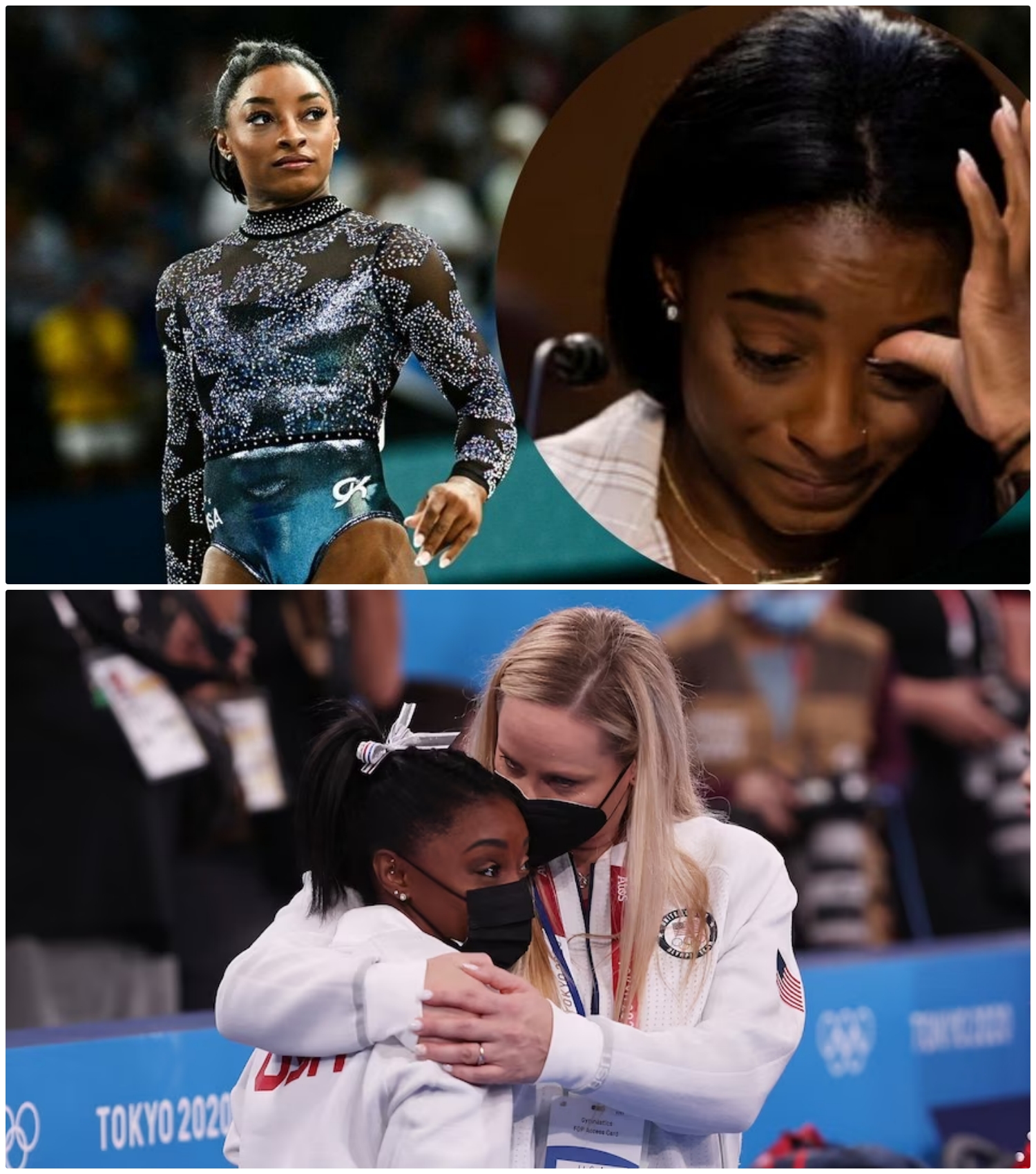 BREAKING: Fans worldwide are praying for Simone Biles as she tearfully ...