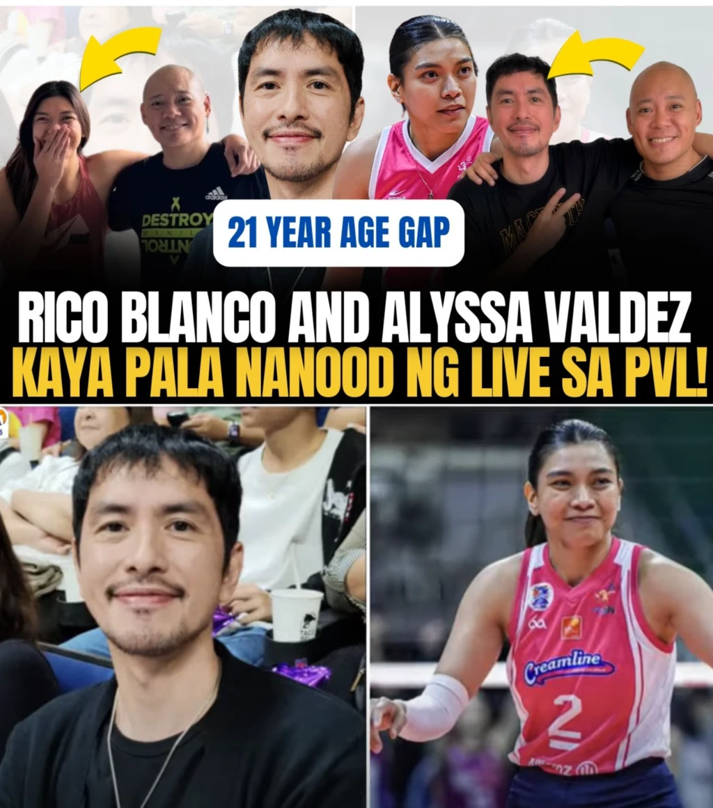 Rico Blanco NILILIGAWAN nga ba si Alyssa Valdez kaya NANOOD ng game ng Creamline sa PVL?! - News