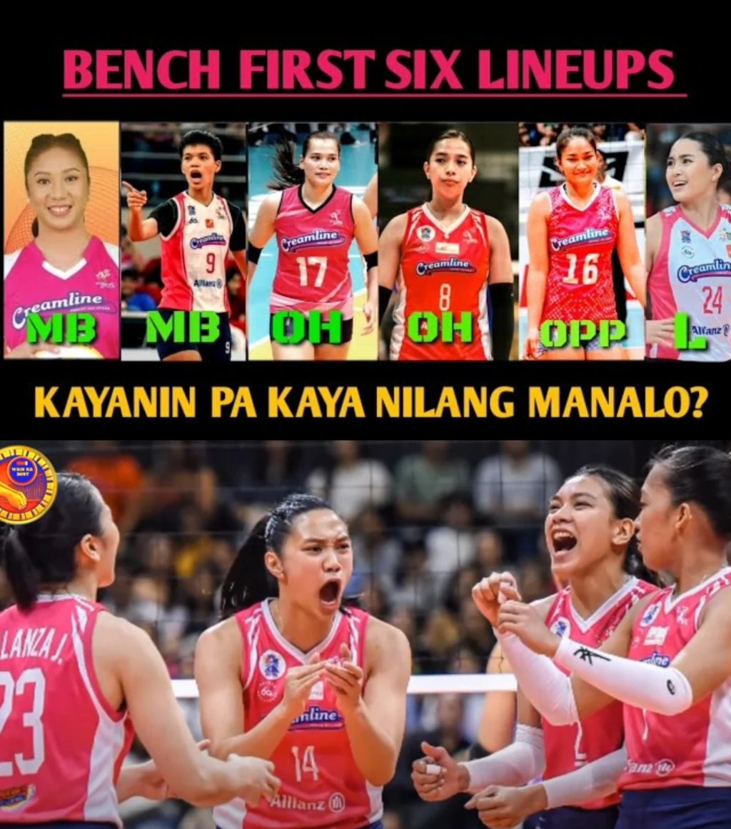 CREAMLINE BENCH ALL STAR FIRST SIX LINEUPS ANG ILALABAN: PURO KASI ...
