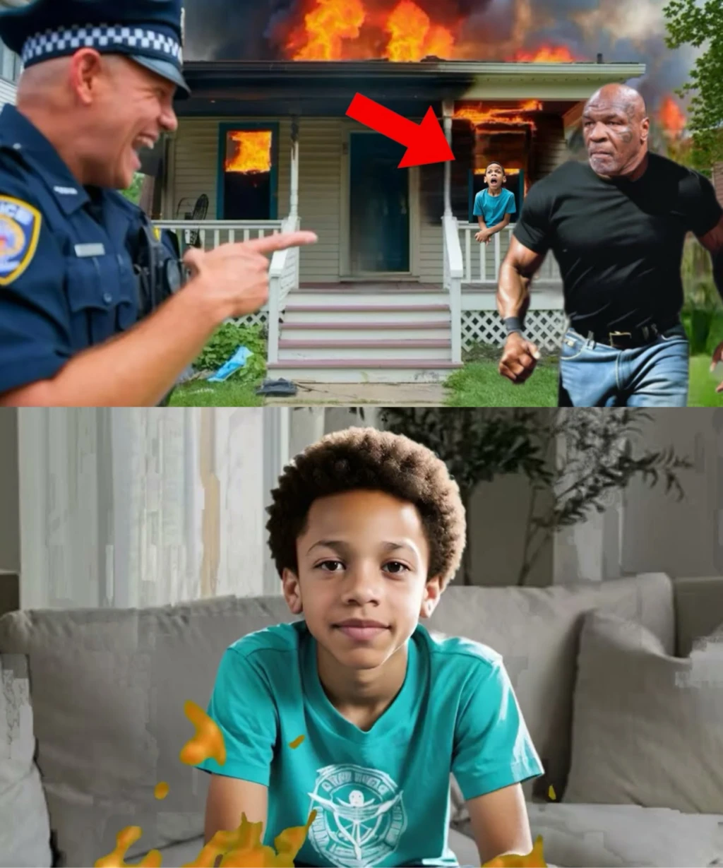 RACIST COP SETS MIKE TYSON’S HOUSE ON FIRE WITH HIS SON INSIDE, BUT ...