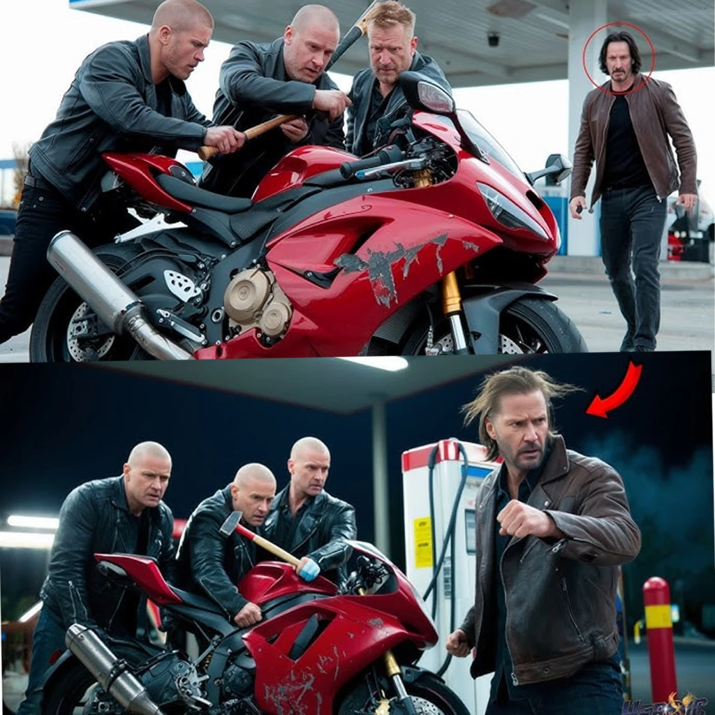Bikers Destroyed a Motorcycle, Unaware It Belonged to Keanu Reeves ...