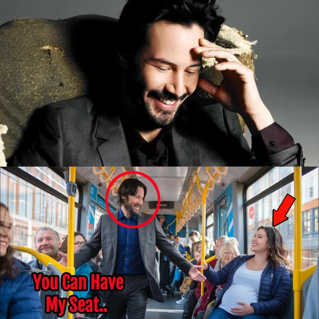 Keanu Reeves Generously Gives Up His Seat on the Subway to a Pregnant ...