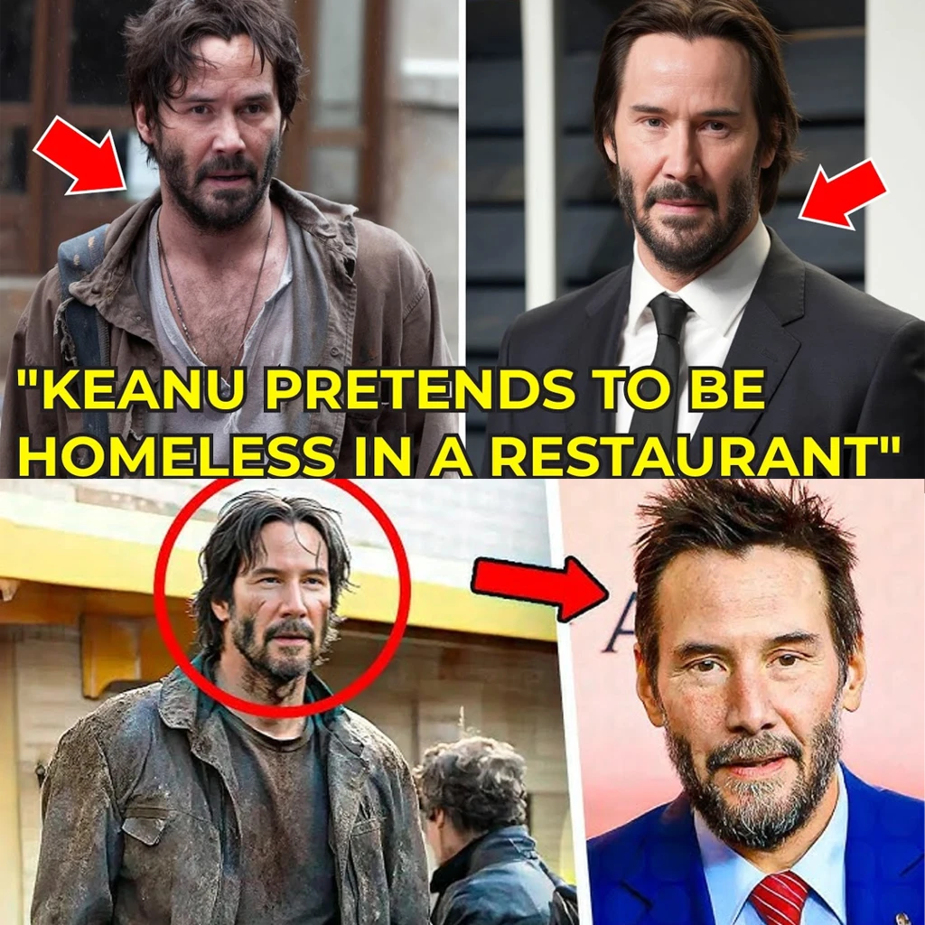 Keanu Reeves Pretends to Be Homeless in a Restaurant – The Heartwarming ...