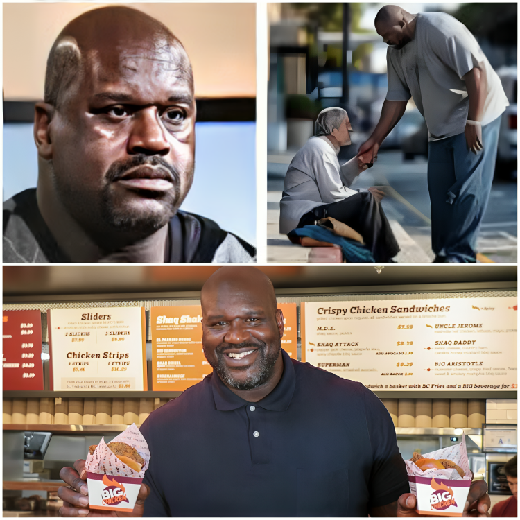 Big SHAQ Notices A Poor Homeless Man sitting in Cart , What he did next ...