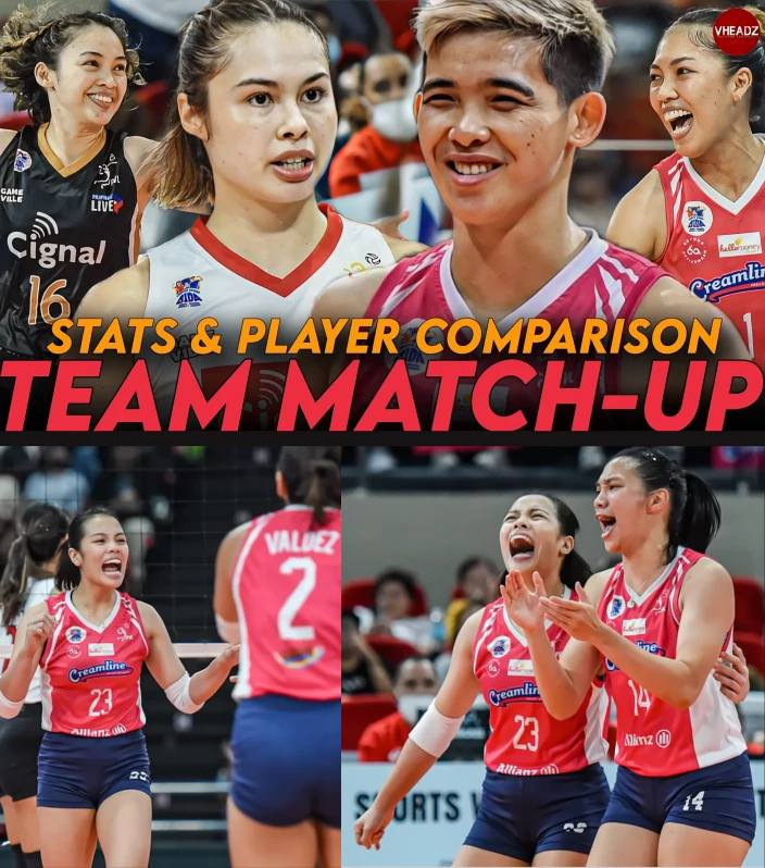 TUMINGIN TAYO! Creamline vs Cignal Match-Up in PVL ALL FILIPINO CONFERENCE! Stats & Players ...