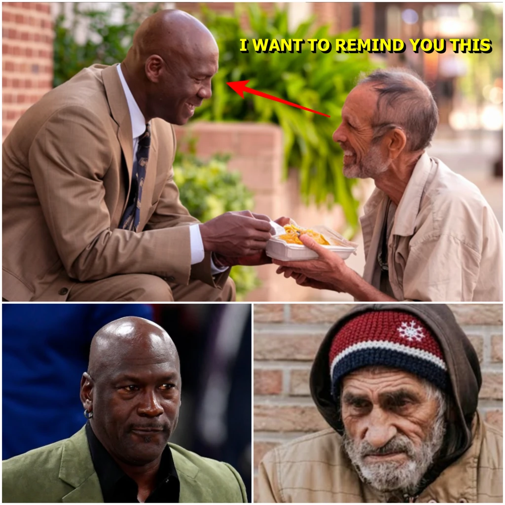 Michael Jordan Helps a Homeless Man—An Hour Later, the Homeless Man ...
