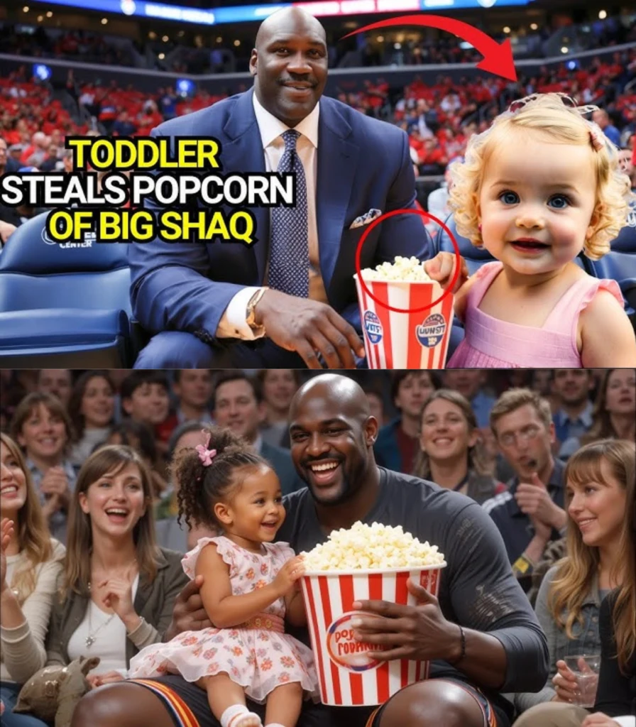 Shaquille O'Neal's interesting reaction when the boy stole popcorn - News