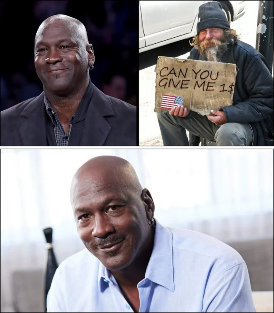 Homeless Man Asks Michael Jordan for $1—His Unexpected Response Will ...
