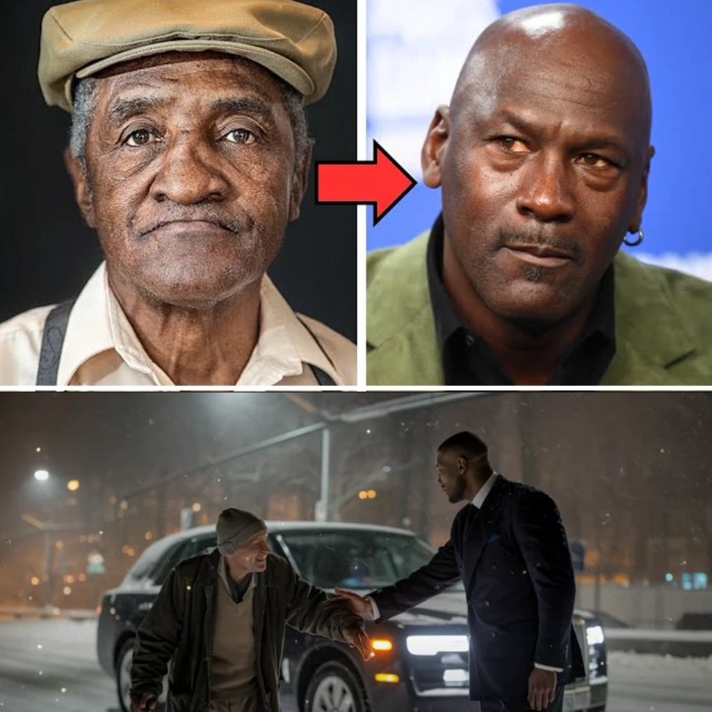 Homeless OLD Man HELPS Michael Jordan, Next Day He Gets The Shock Of ...