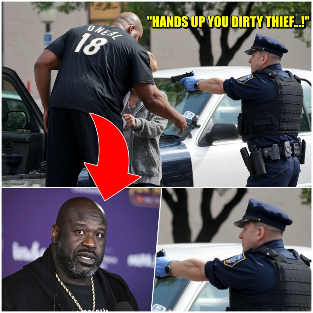 Big Shaq stops to help a woman with a flat tire—but moments later, the ...