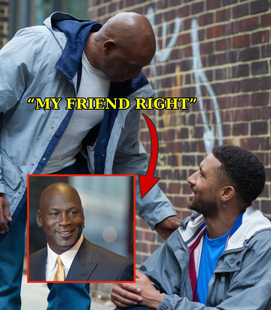 Michael Jordan finds out his childhood friend is homeless, the next day ...