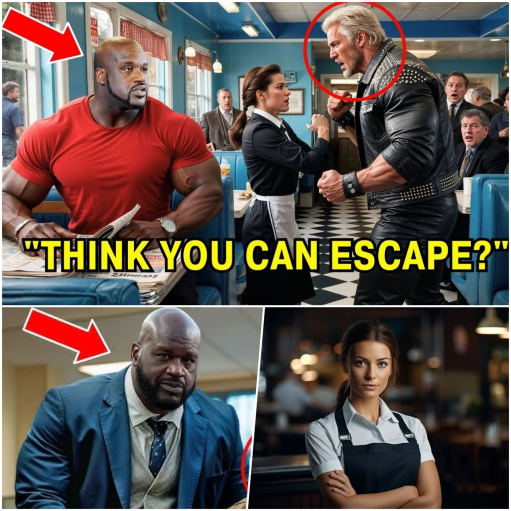 Biker Humiliates Waitress – Big Shaq’s Instant Retaliation Leaves Him ...