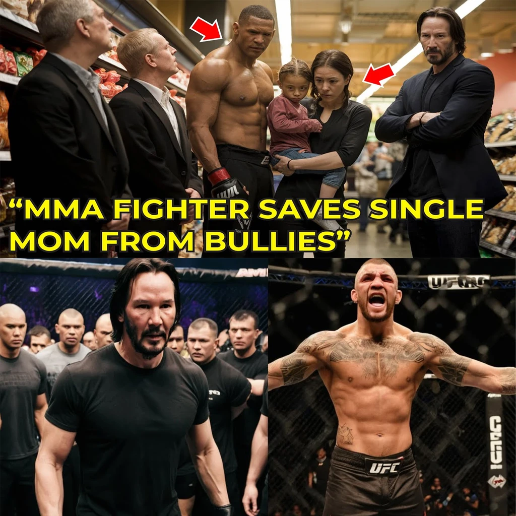 MMA Fighter Saves Single Mom From Bullies—Then Keanu Reeves Steps In ...