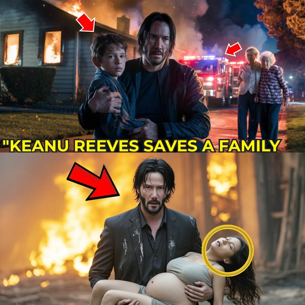 Keanu Reeves Saves a Family From a House Fire—Their Gratitude Will Melt ...