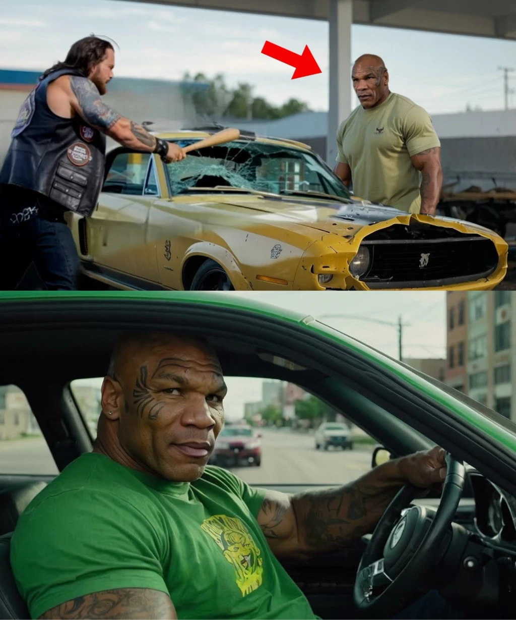 BIKER DESTROYS MIKE TYSON’S CAR, BUT IT DIDN’T END WELL WHEN MIKE TYSON ...